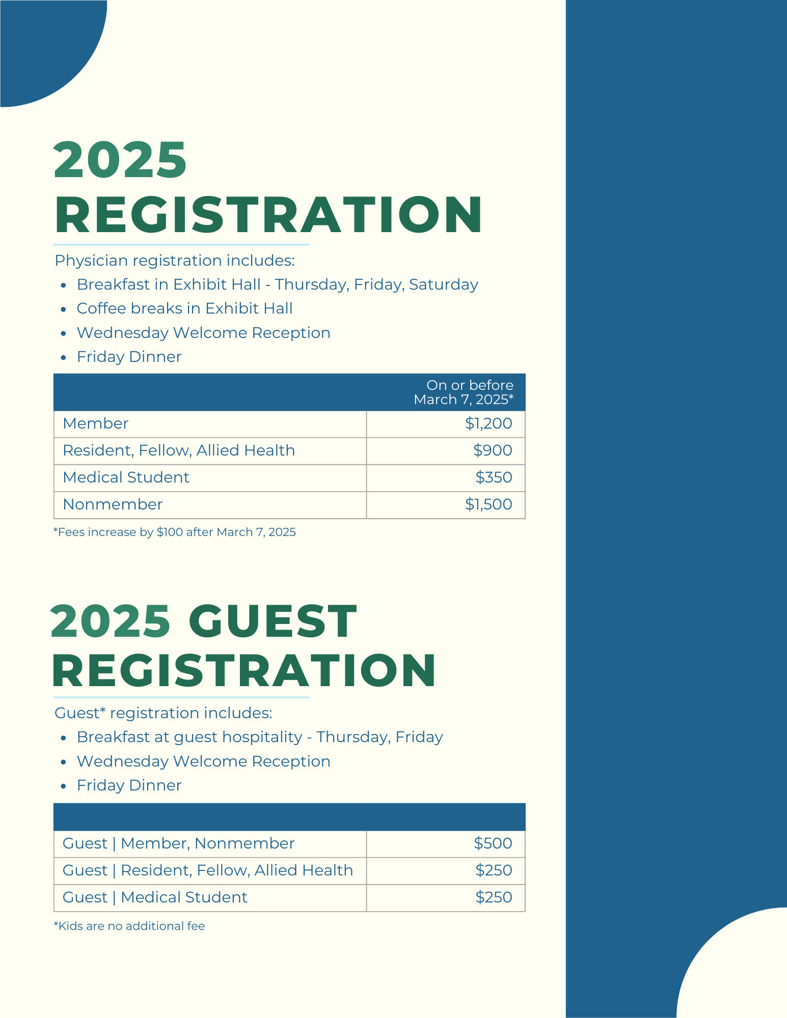 Registration Fees